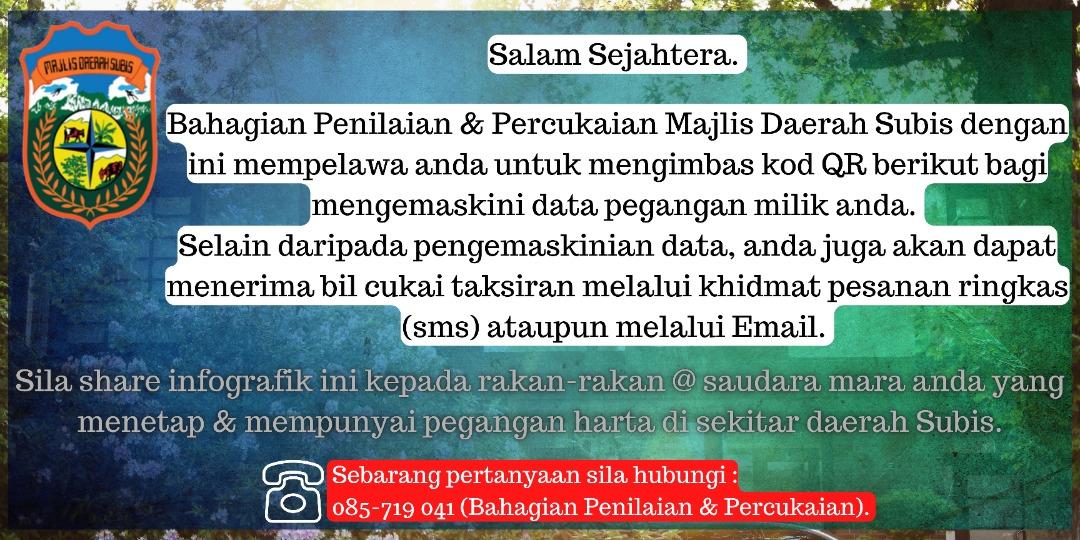 Laman Web Rasmi Majlis Daerah Subis