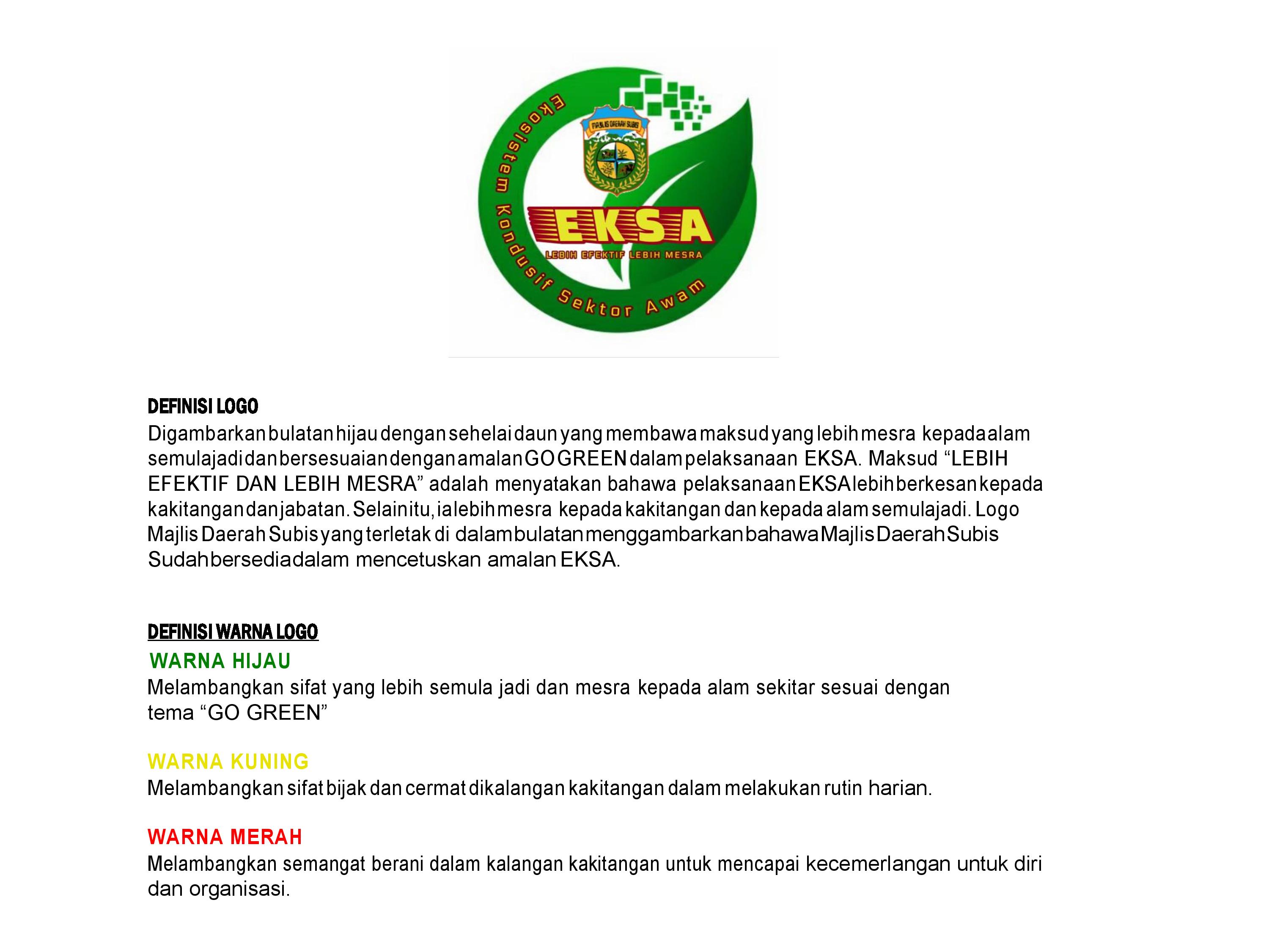 EKSA - Laman Web Rasmi Majlis Daerah Subis